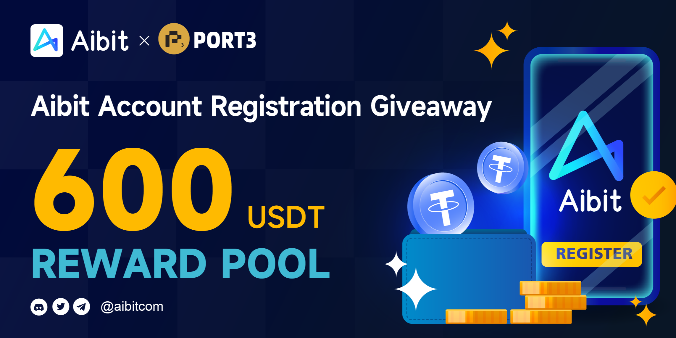 SoQuest - Aibit Account Registration Giveaway