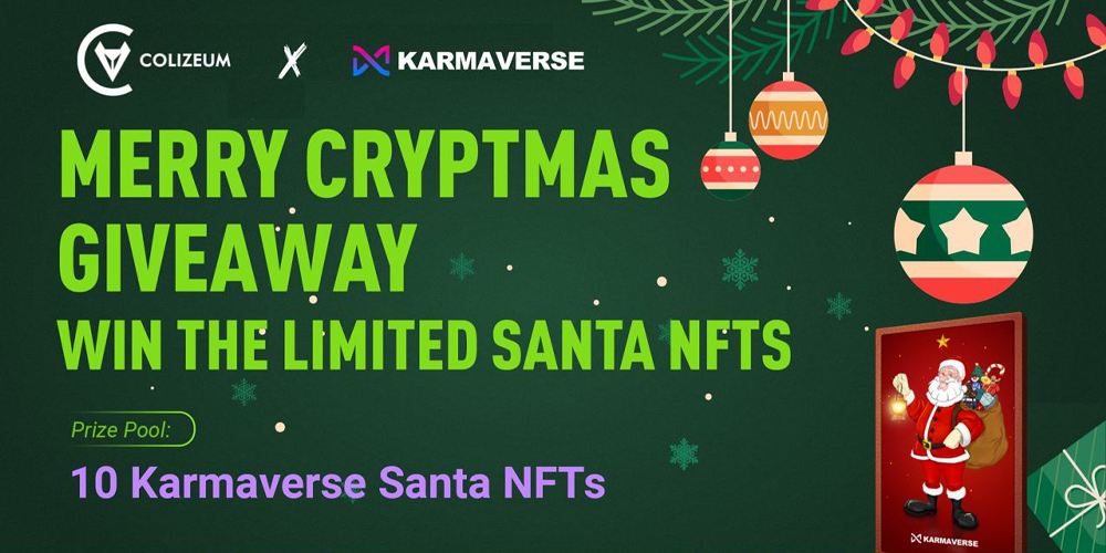 SoQuest - COLIZEUM x KARMAVERSE 10x Santa NFTs Giveaway
